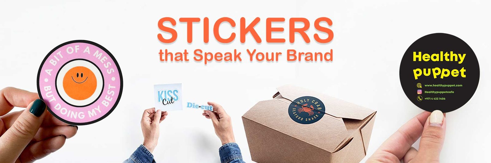 Best Stickers Printing Dubai | Premium Label Printing 3D